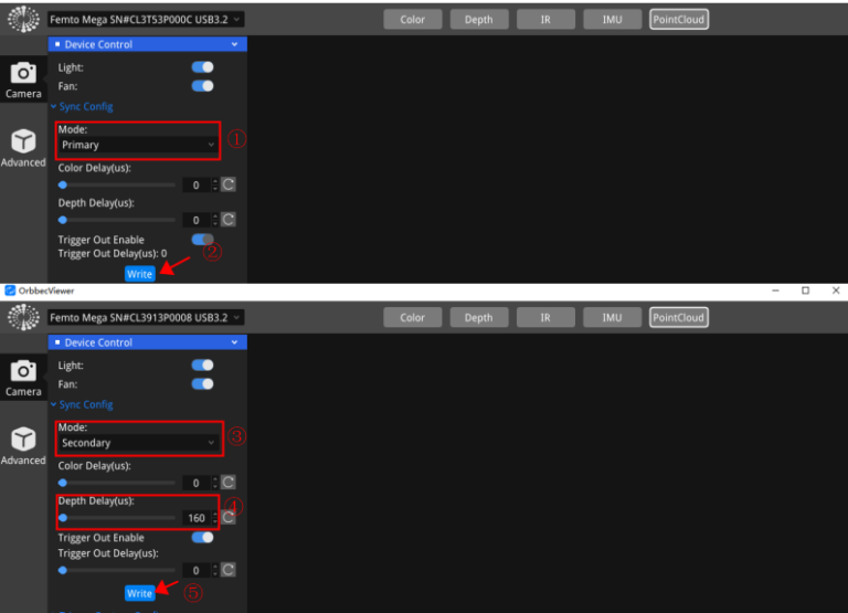 Set up cameras for external synchronization_V1.2 - ORBBEC - Leading Provider of Robotics and AI ...